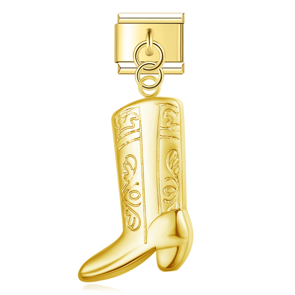 Cowboy boot pendant – ItalianCharms