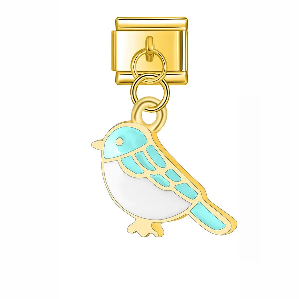 Bird turquoise – ItalianCharms